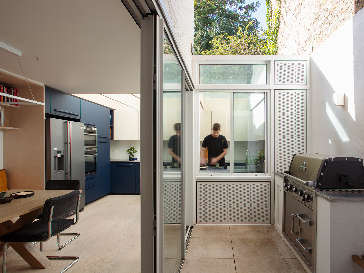 Perforated Steel Extension - New London Architecture