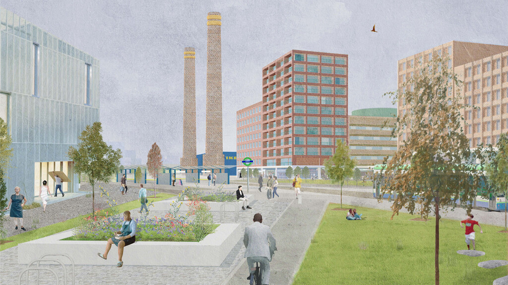 Purley Way Masterplan - New London Architecture