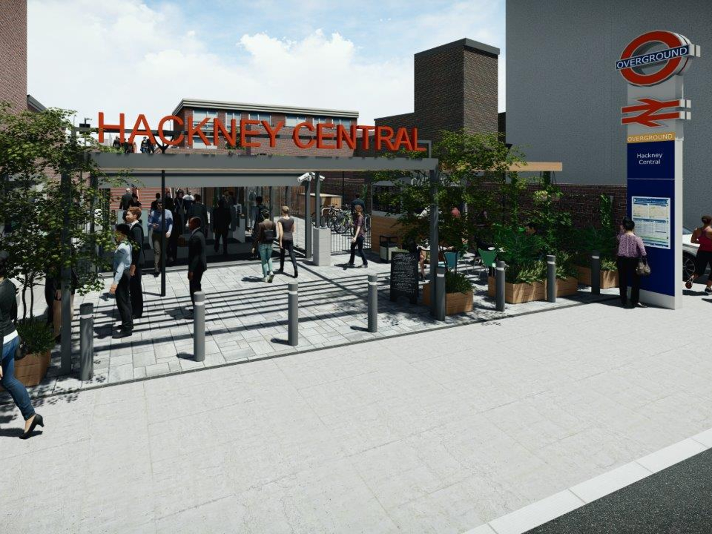 Hackney Central station - New London Architecture